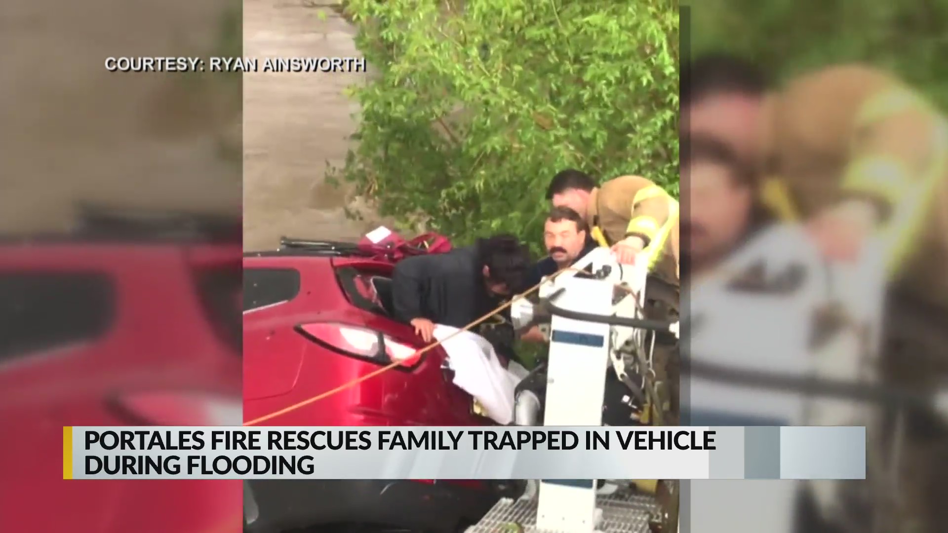 Portales Fire Department rescues family trapped in vehicle during ...