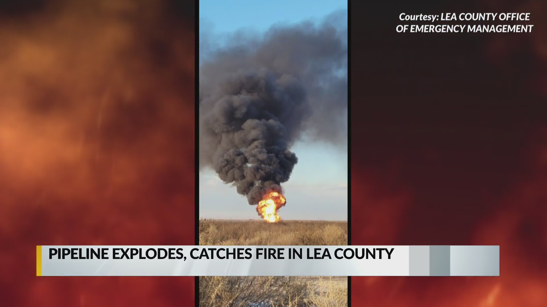 Pipeline explodes, catches fire near Hobbs – KRQE NEWS 13 – Breaking ...