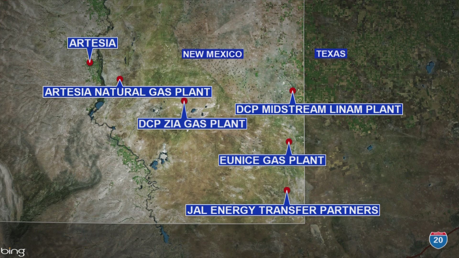 New Mexico cites natural gas plants for excess air pollution – KRQE ...