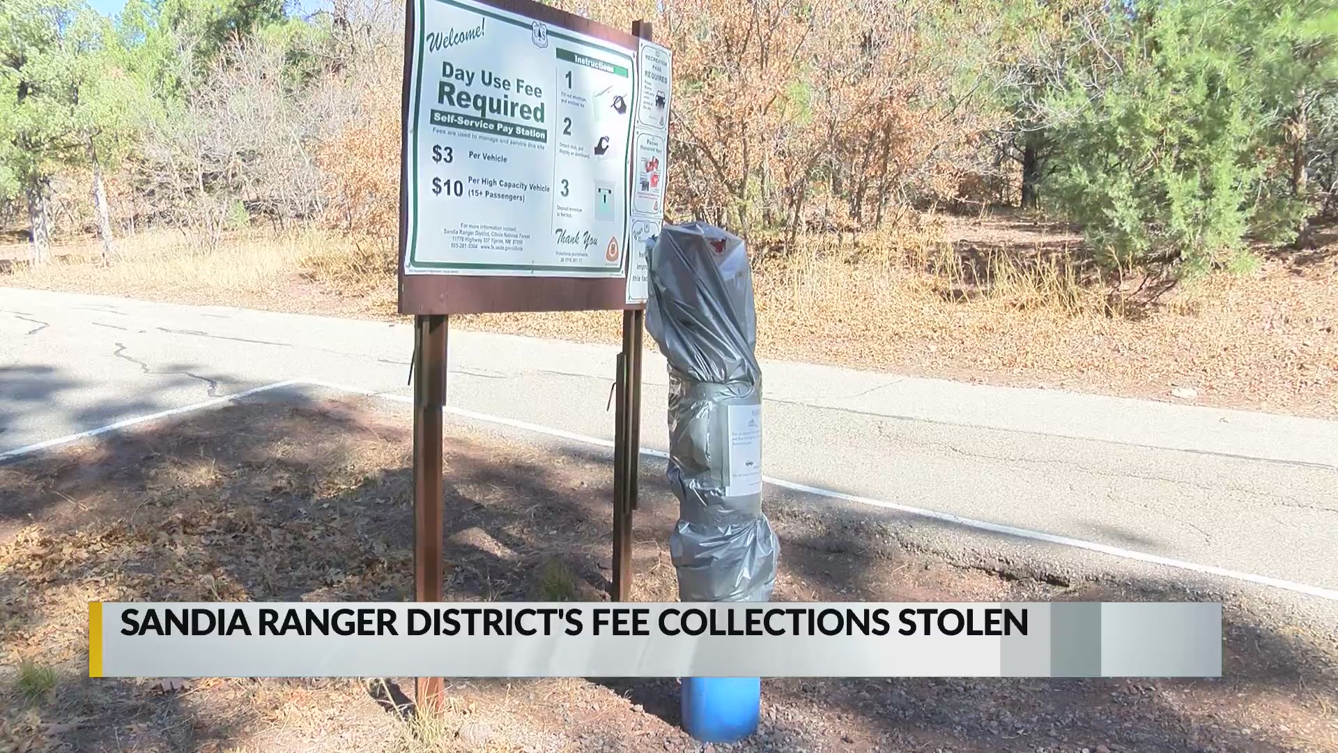 Thieves target fee collection boxes in Sandia Ranger District – KRQE ...