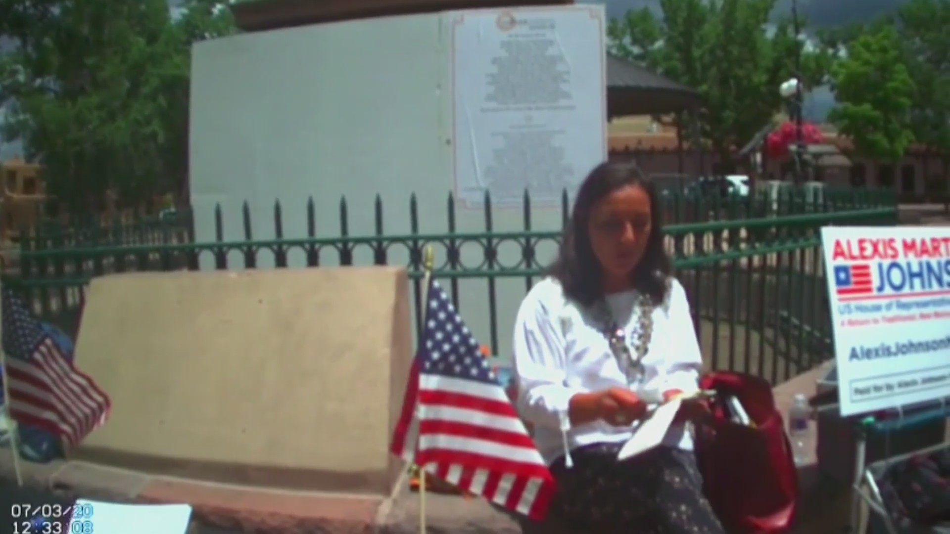 Santa Fe police cite congressional candidate Alexis Johnson for not ...