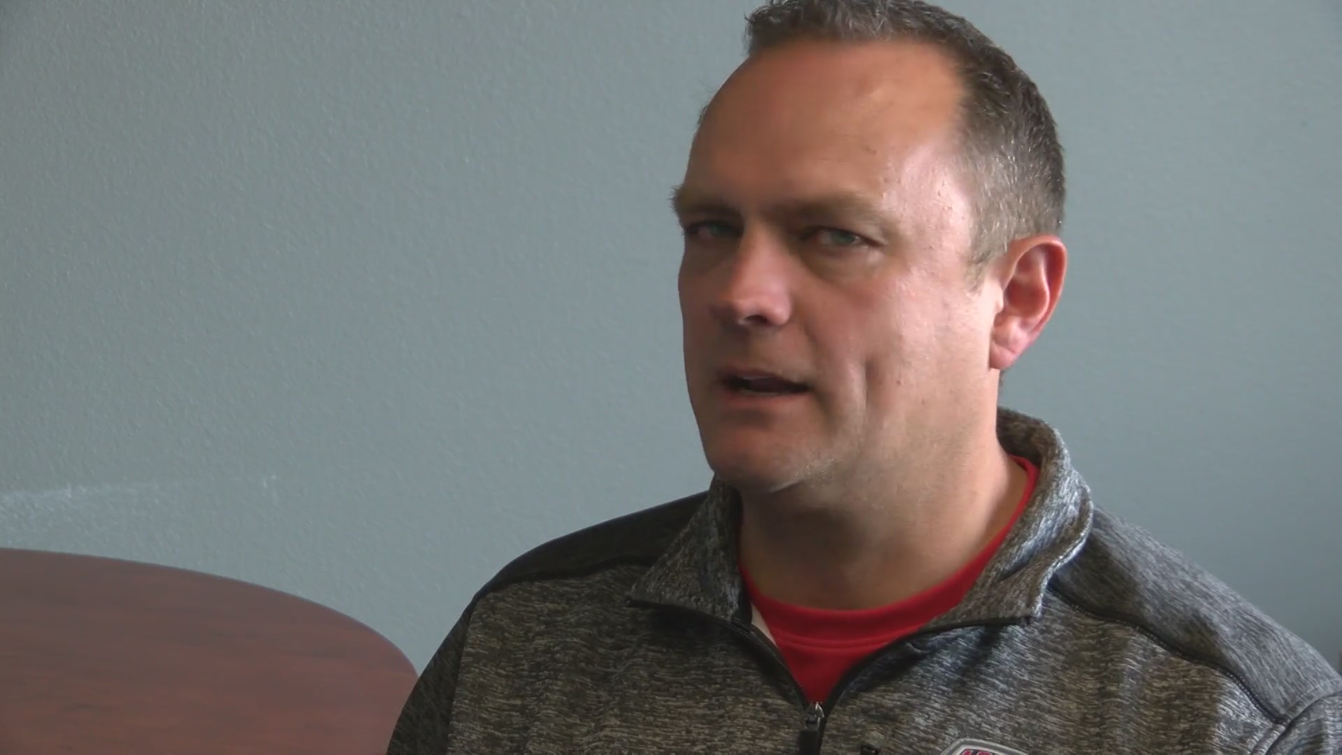 Lobos football coach Danny Gonzales is in Van Tate’s Sports Office ...