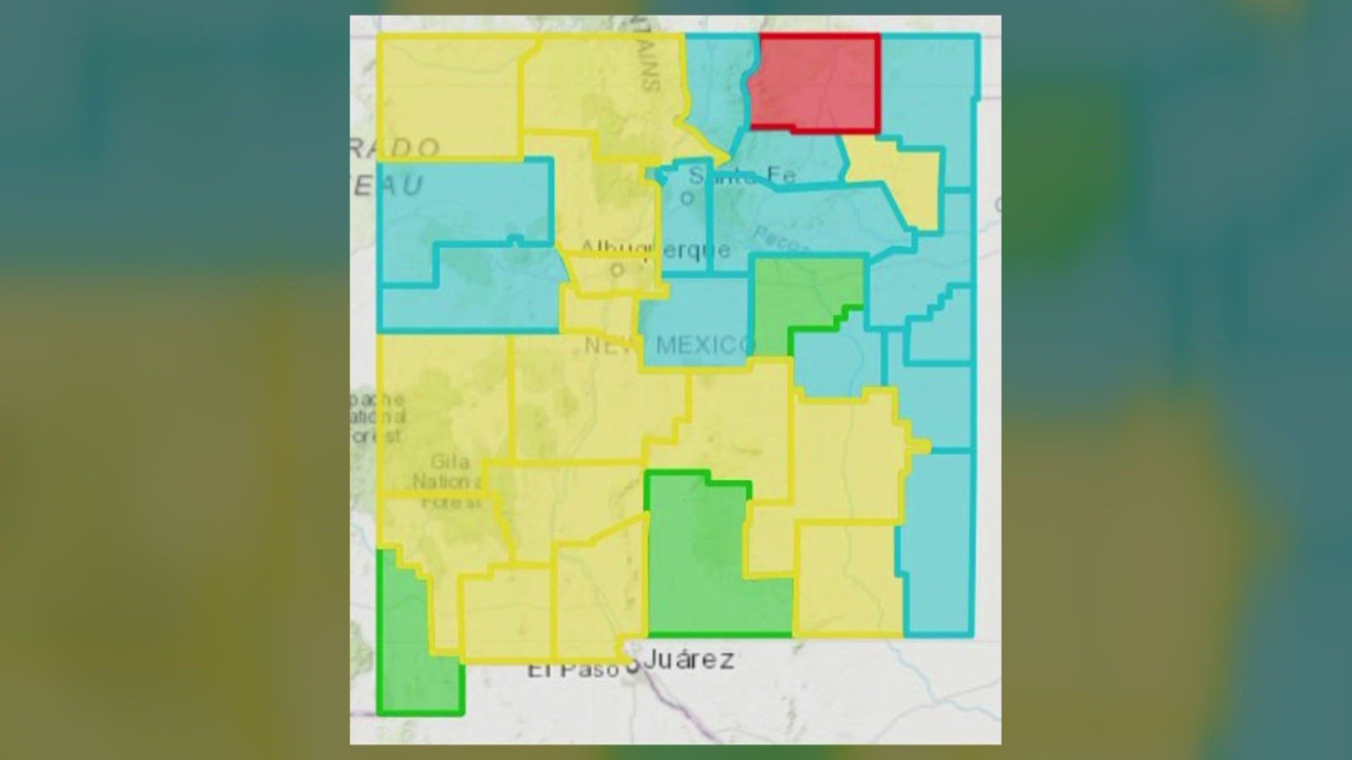 14 counties in Turquoise Level as one county drops to Red in latest ...